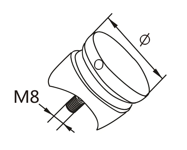 Handrail Railing Pins Italian Design Frameless Glass Stainless Steel ...