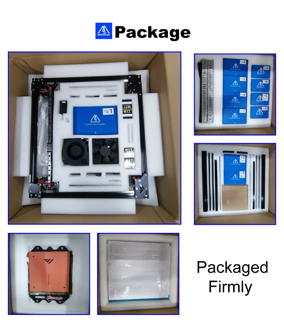 Mellow Genuine DIY Vzbot AWD 330 VZ330 3D Printer Kit