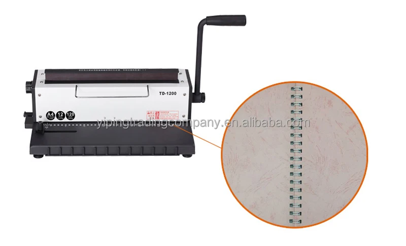 Double Loops Wire Binding Machine Wire Binder Double Loop Wire Binding - Buy Double Loop Wire ...