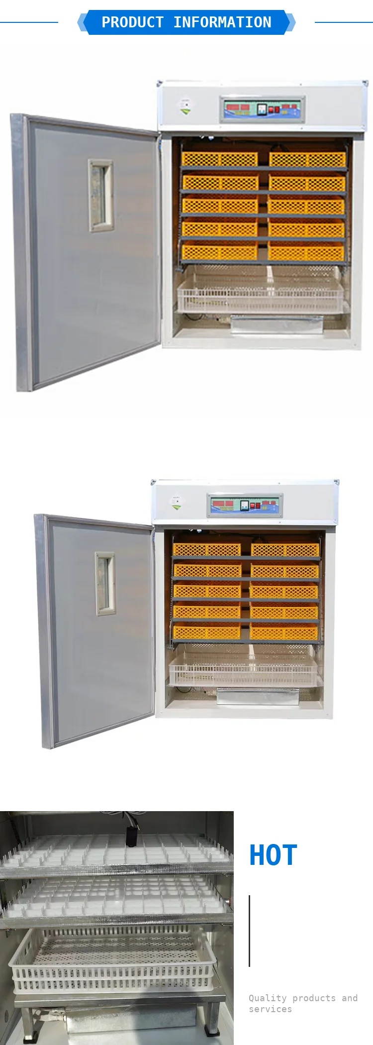 Intelligent Incubation Equipment Full Automatic Hatching Chicken Online ...