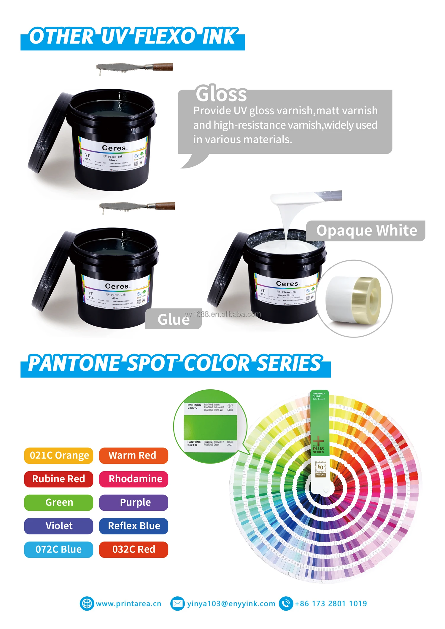 UV Flexo Printing with Cold Foil Stamp Glue - Ceres Ink