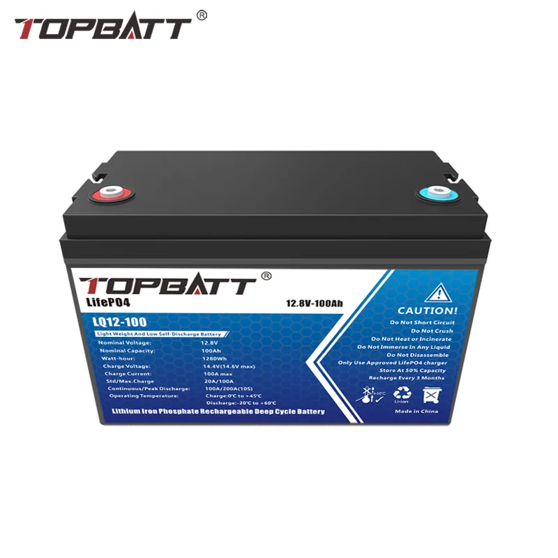 Topak Lithium Ion Batteries 12v 100ah Lifepo4 Energy Storage Battery ...