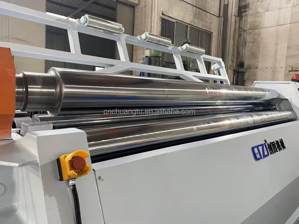 Hydraulic Four-Roller CNC Plate Rolling Machine - New Condition
