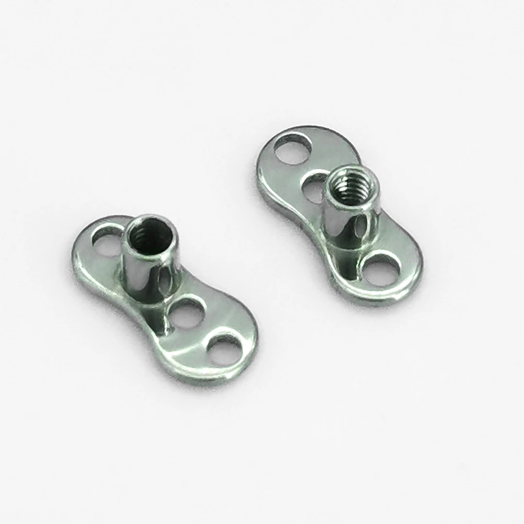 Micro Woman Surface Dermal Anchor Titanium Piercing Base 14g/16g Body ...