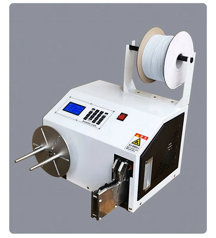Tebak Automatic Electric Data Wire Banding Machine Power Cable Coiling ...