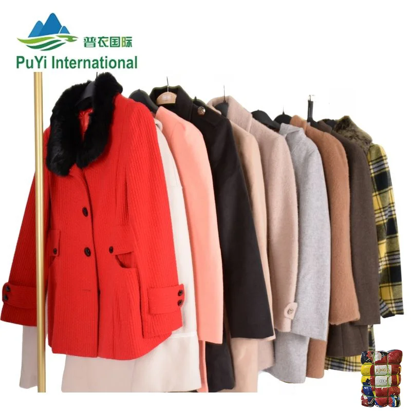 Autumn Winter Usa Used Clothing Bale Women Worsted Wool Coat In Stock ...