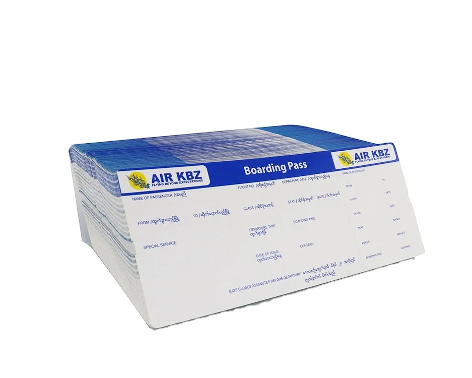 Airline Boarding Pass Airport Ticket Boarding Pass Custom Airport ...