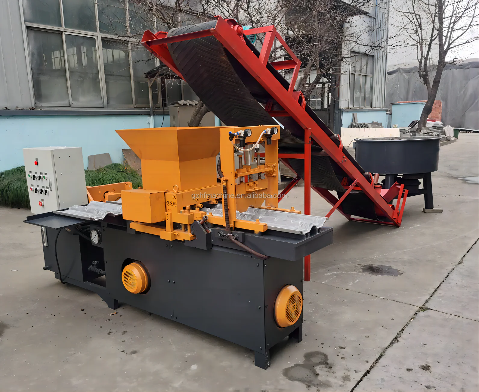 Terrazzo Floor Tile Machine HFT536 for Brick Floor Tiles - 12s Cycle ...