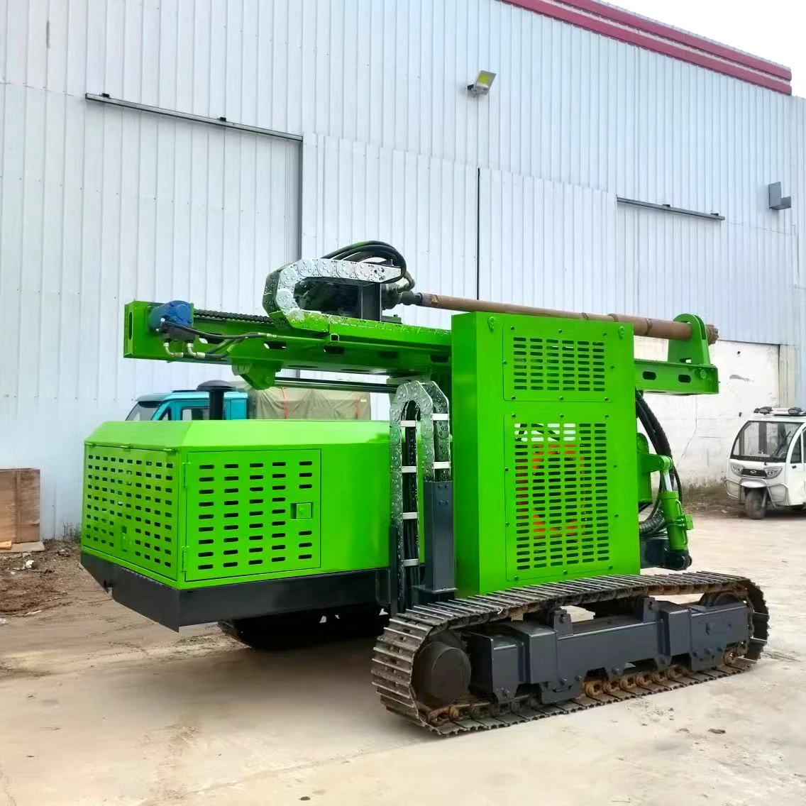 Soil Nailing Ground Anchor Crawler Mounted Drill Machine