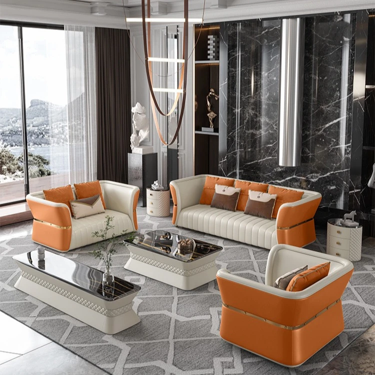 Modern Meuble De Salon Solid Wood Sofa Set Designs Sillones Couch ...