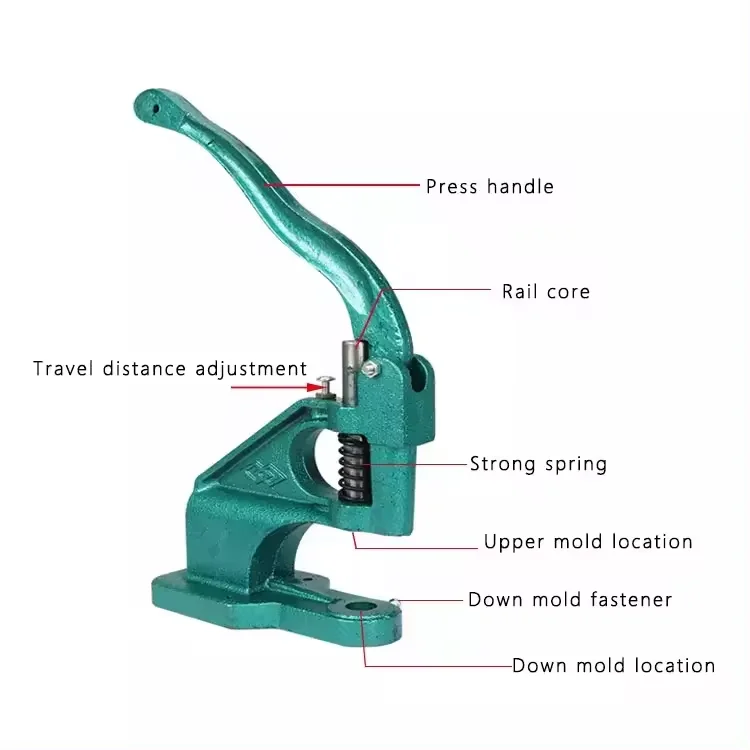 Manual Button Attaching Machine - Snap Fastener Attaching Machine