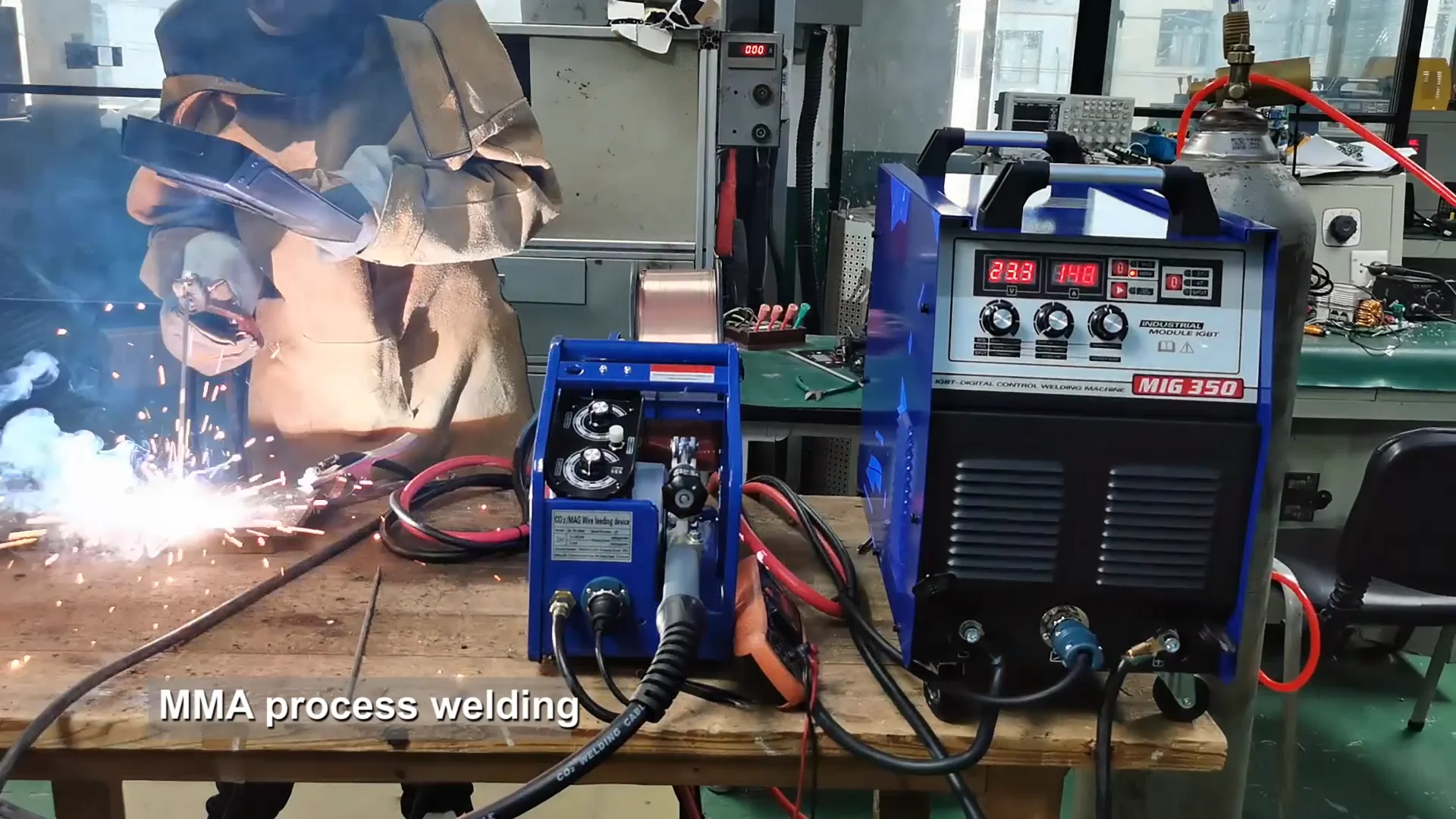Mig Welder 350 Amp 3ph Inverter Industrial Mig Welding Machine Mig ...