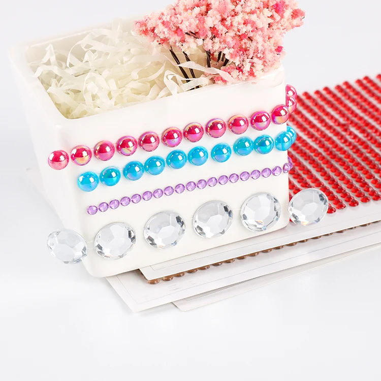 Custom 3d Face Sticker Crystals Stickers Rhinestone Body Adhesive ...