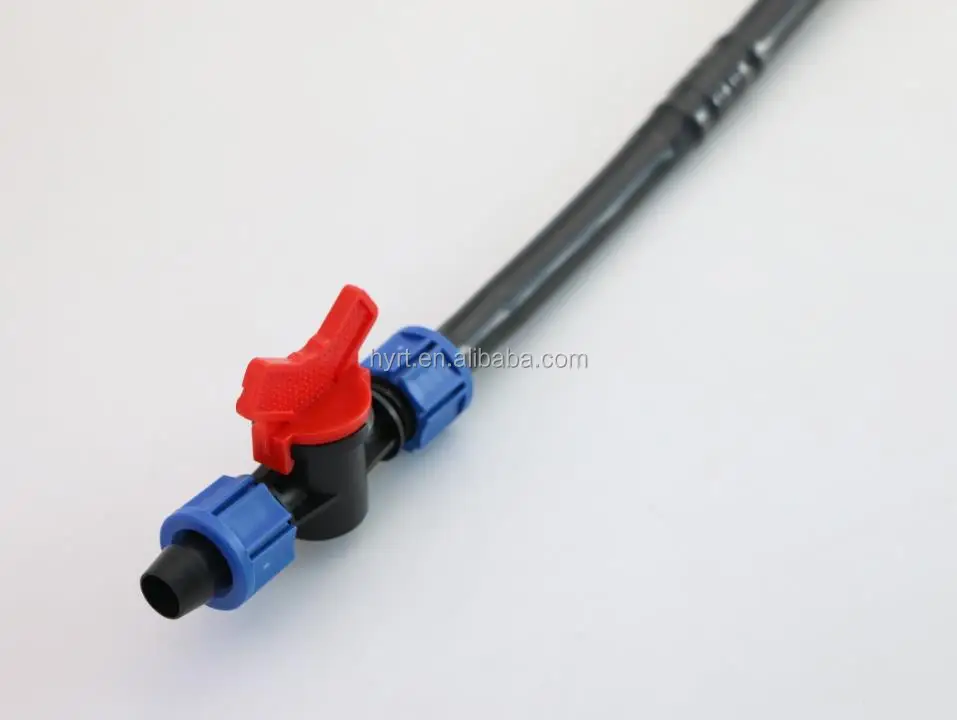 Plastic Mini Valve Lock Tape Coupler for Drip Irrigation