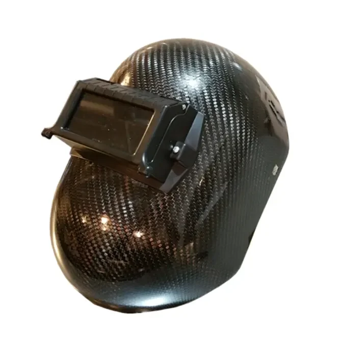 Custom Made Carbon Fiber Welding Helmet - Durable & Stylish