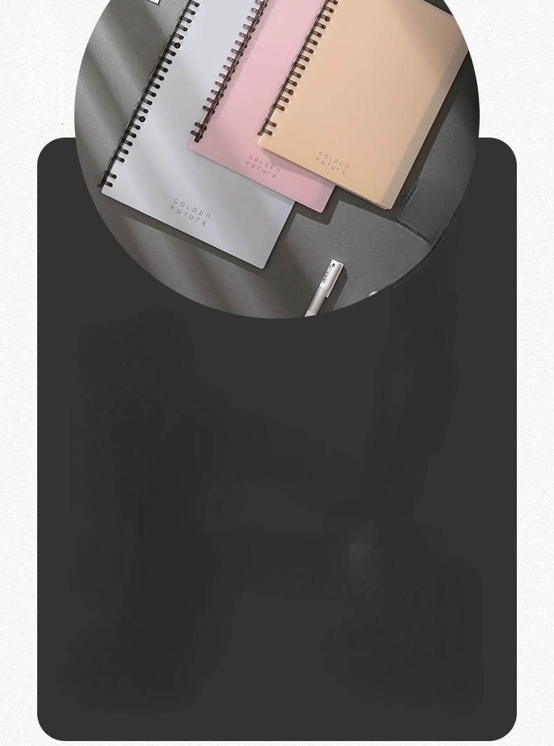 Creative PP Soft Shell Student Notebook with Loose Leaf