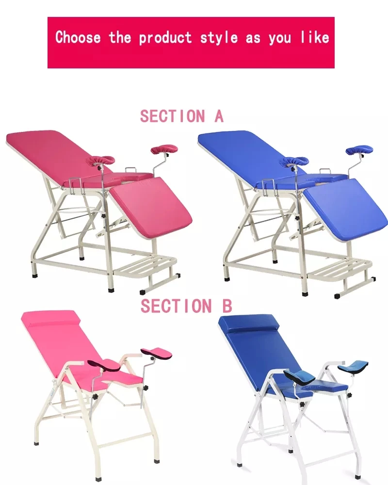 Stainless Steel Portable Gynecological Examing Table
