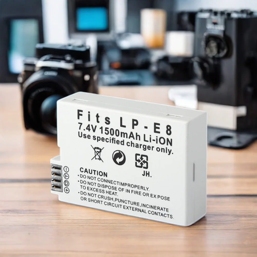 Rechargeable Decoded Camera Battery LP-E8 for Canon CANON EOS 550D 600D ...