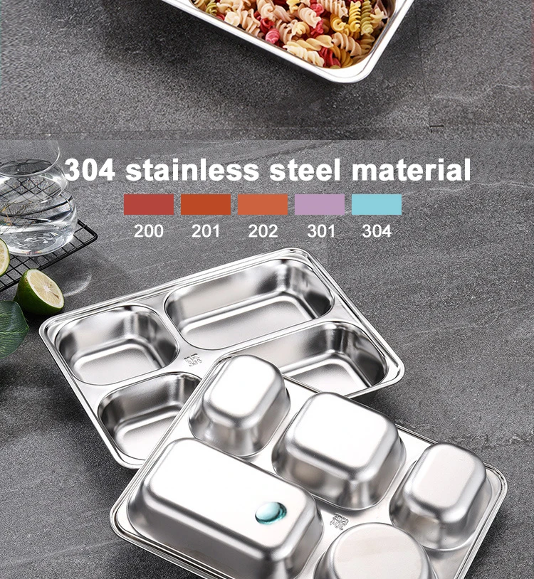 Indonesia Custom Food Tray SUS 304 - Eco-Friendly Dinnerware