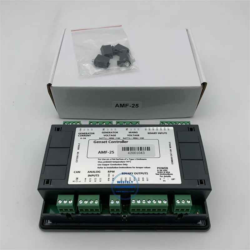Original Genset Controller Amf25 Generator Control Module Amf-25 Il- Nt ...