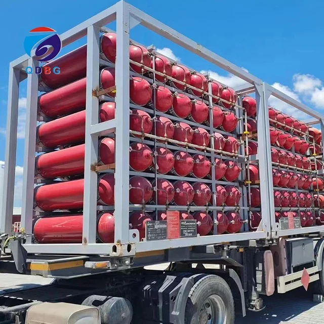 QDBG CNG Cylinder Group Gas Supply CNG Group Station Bundle Natural Gas ...