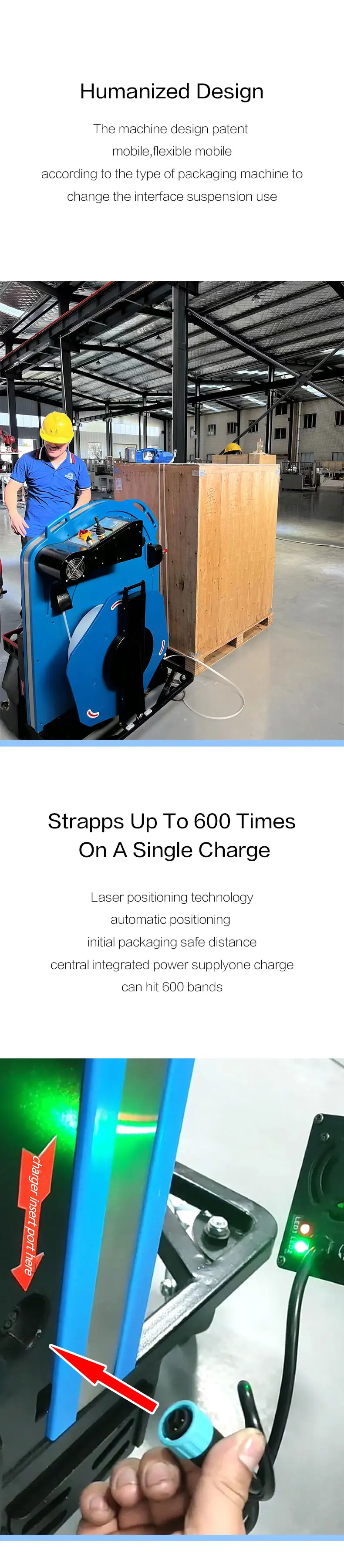 Ergo Pack Mobile Pallet Strapping Machine - Automatic PP/PET Strapper ...