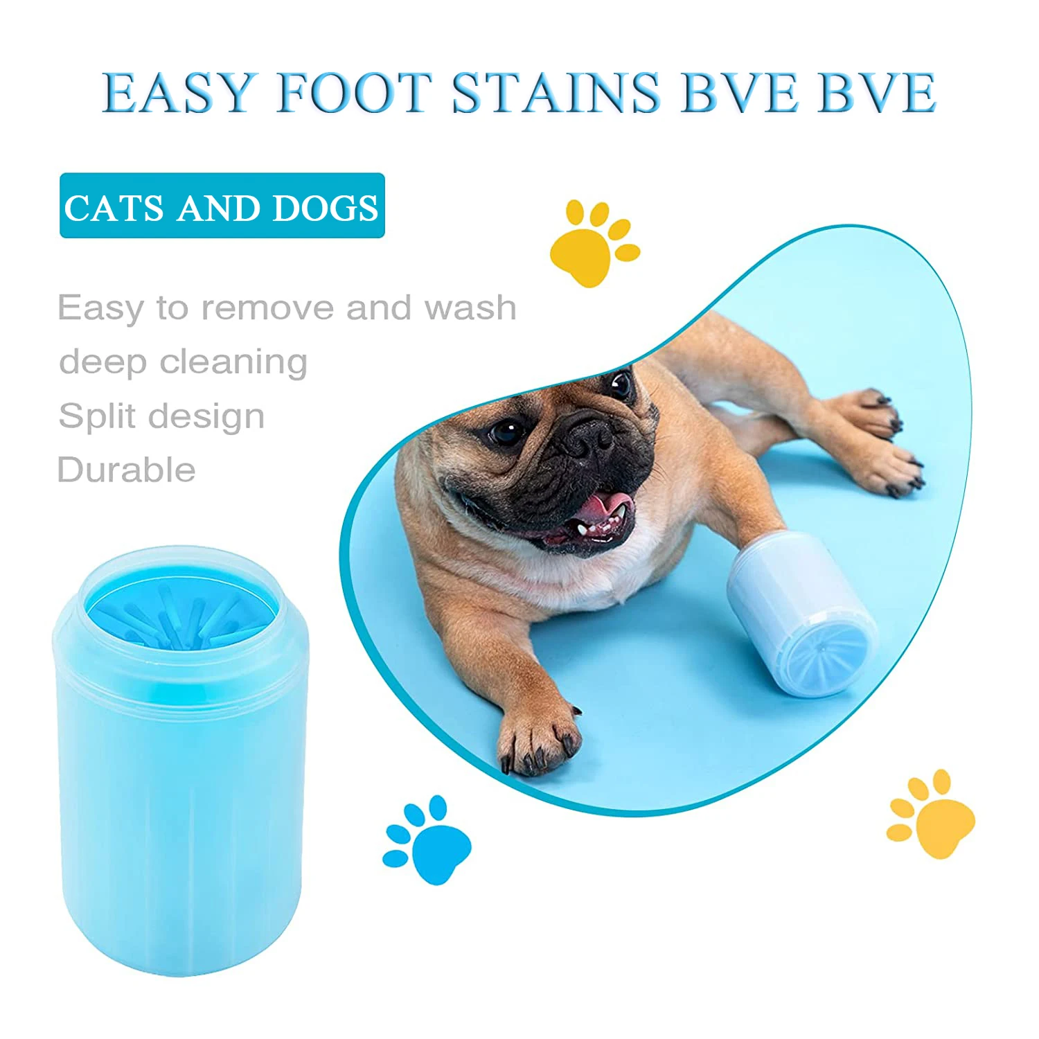 Paw Cleaner for Dogs - Efficient & Portable Solution