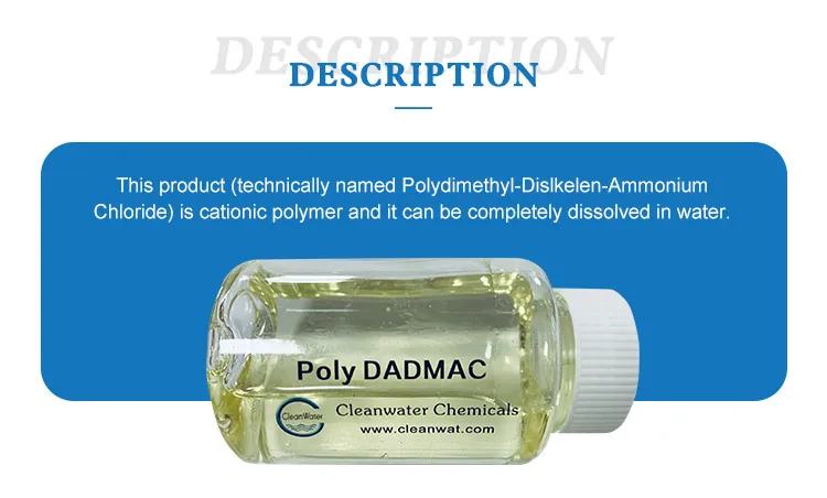 Polydadmac Solisep Mpt150 Flocculant For Water Treatment - Buy ...