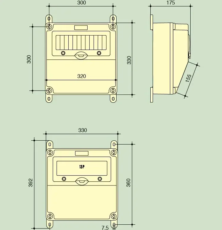 Electrical Mcb Distribution Box Socket Distribution Boxes And ...