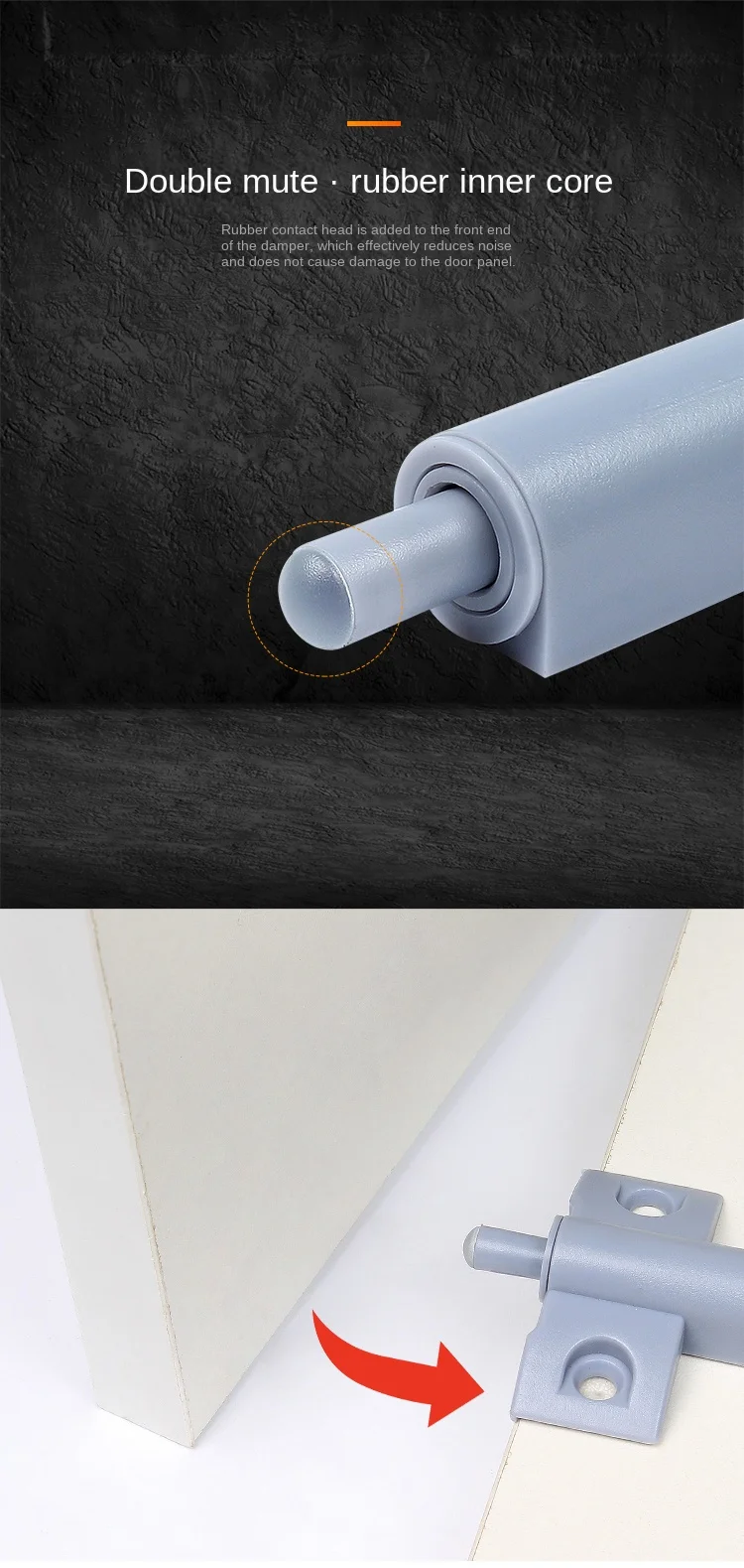 Modern Design Push-to-open System Damper Buffer For Kitchen Cabinets ...