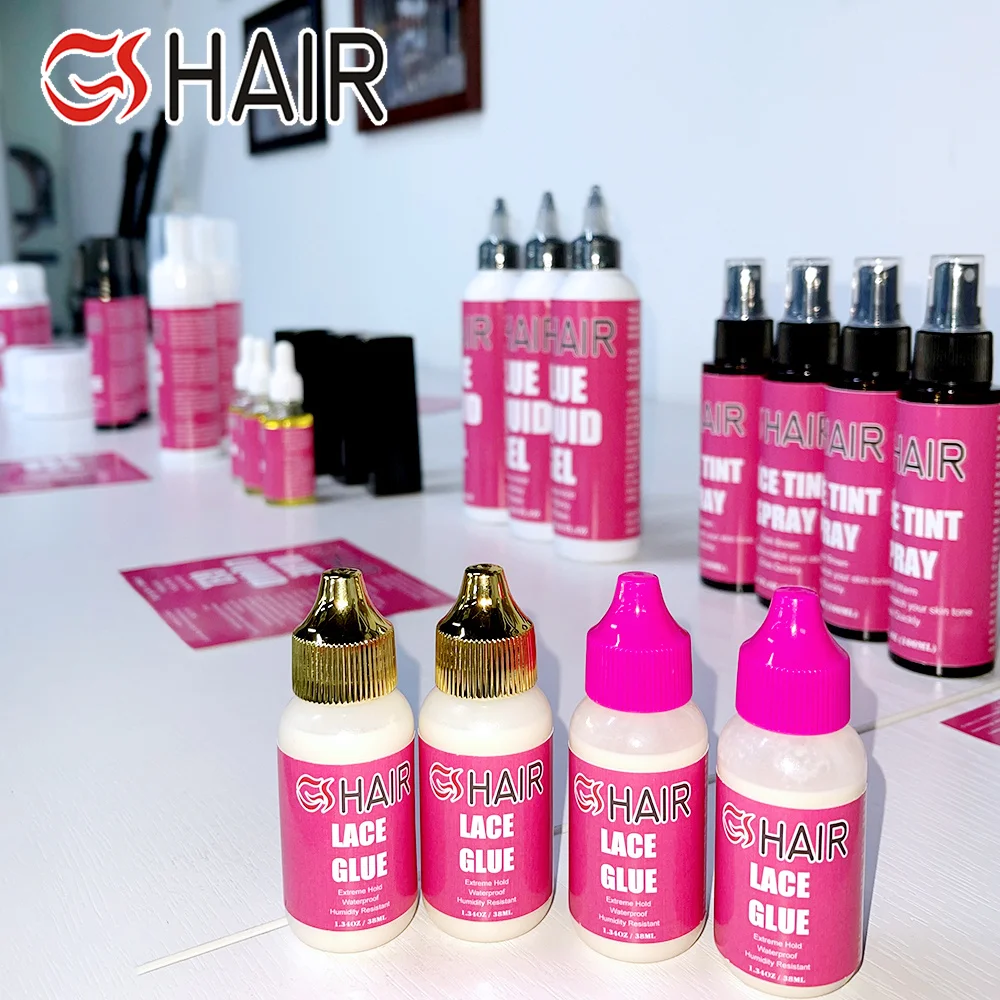 Gs Private Label Lace Glue Kitstrong Hold Lace Frontal Gluesticky Waterproof Hair Glue Lace