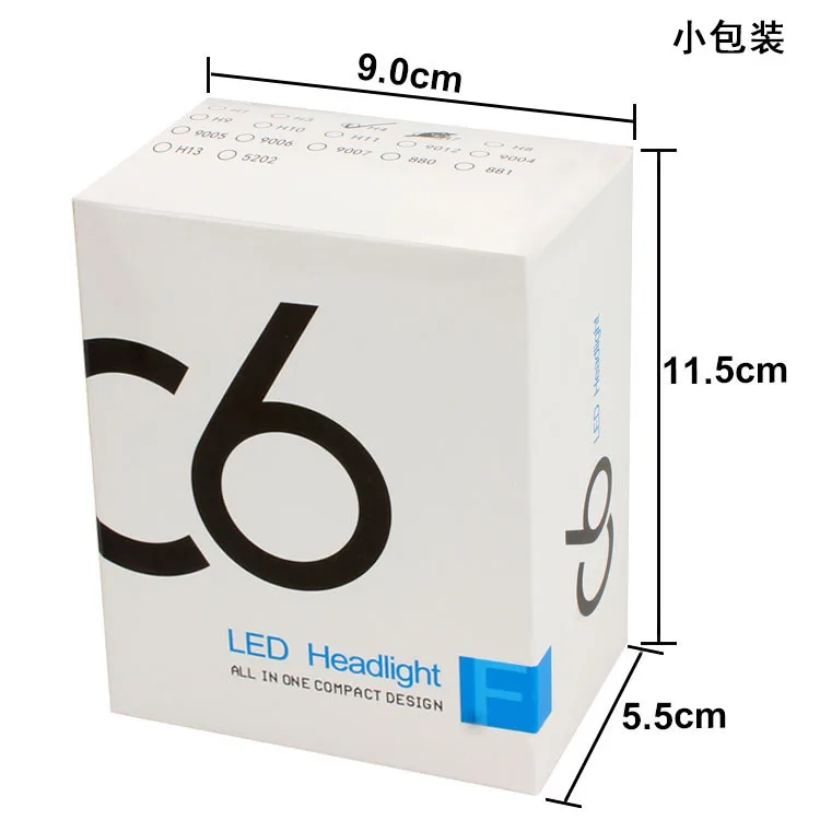 Yosovlamp Factory Price C6 Car Led Headlight 18w 36w 8000lm Super ...