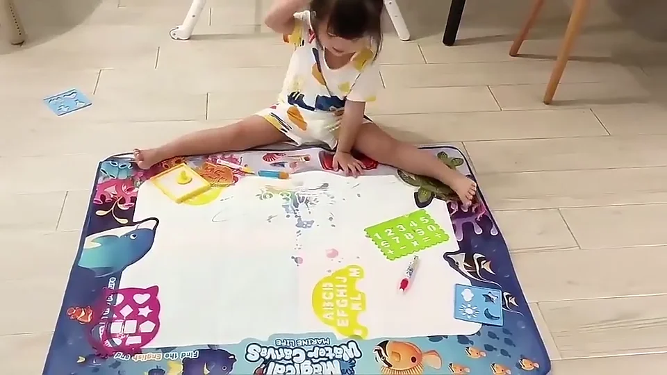 Chinese New Kids Educational Play Painting Writing Learning Color ...