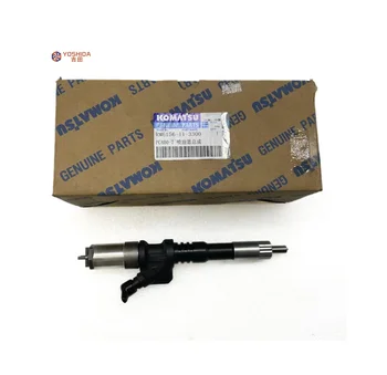 6156-11-3300 Common Rail Fuel Injector For 6d125 Engine And Pc400-7 ...
