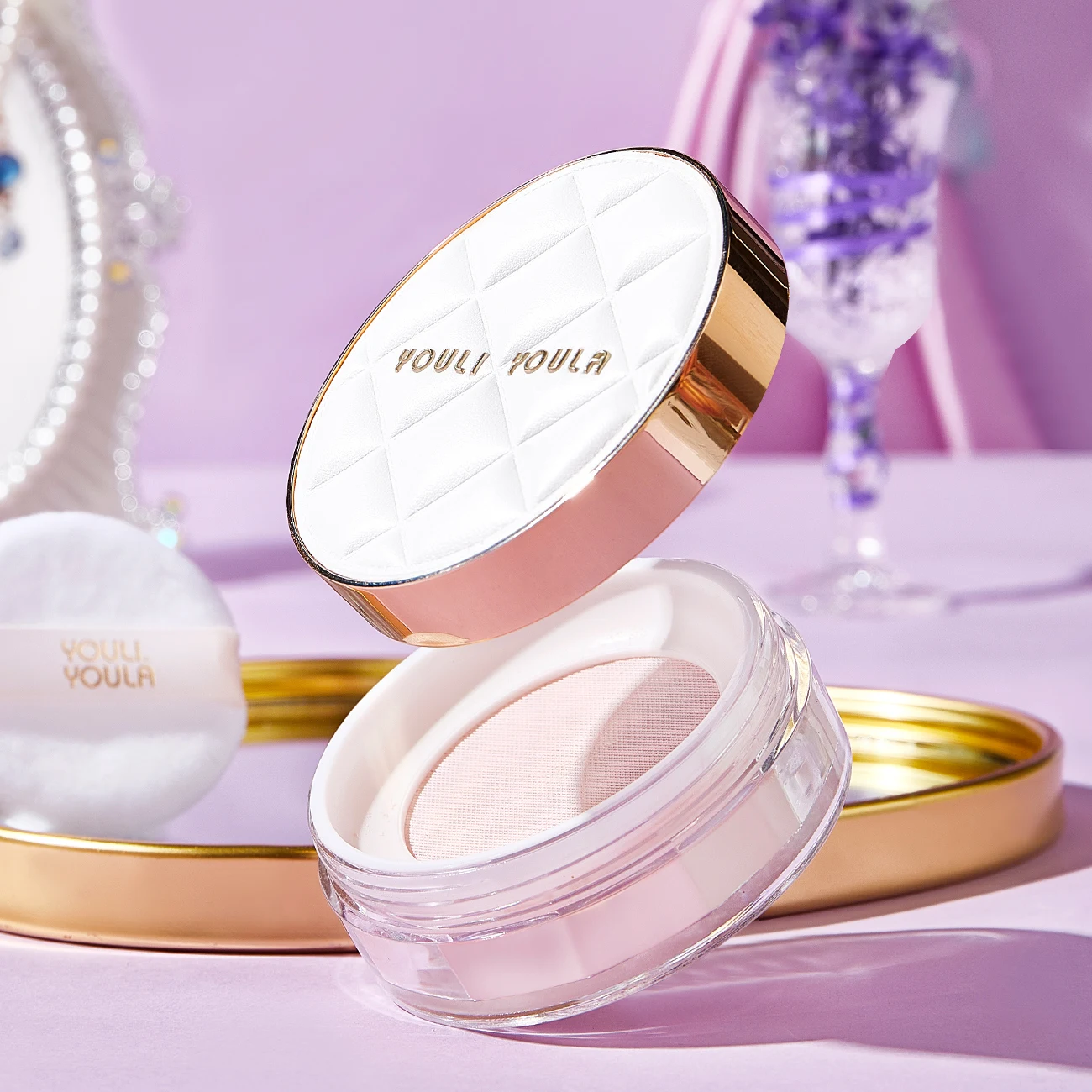 Natural Beginner Honey Makeup Setting Powder Durable Oil Control ...