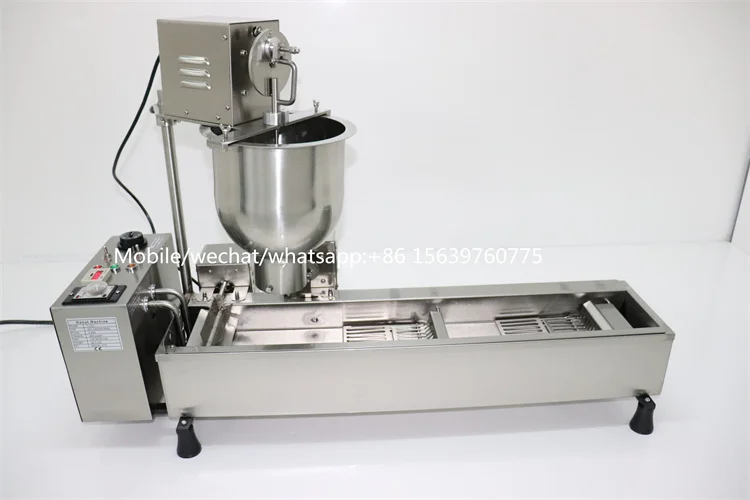 Stainless Steel Donut Ball Making Maker Electric Mini Round Donut Maker ...
