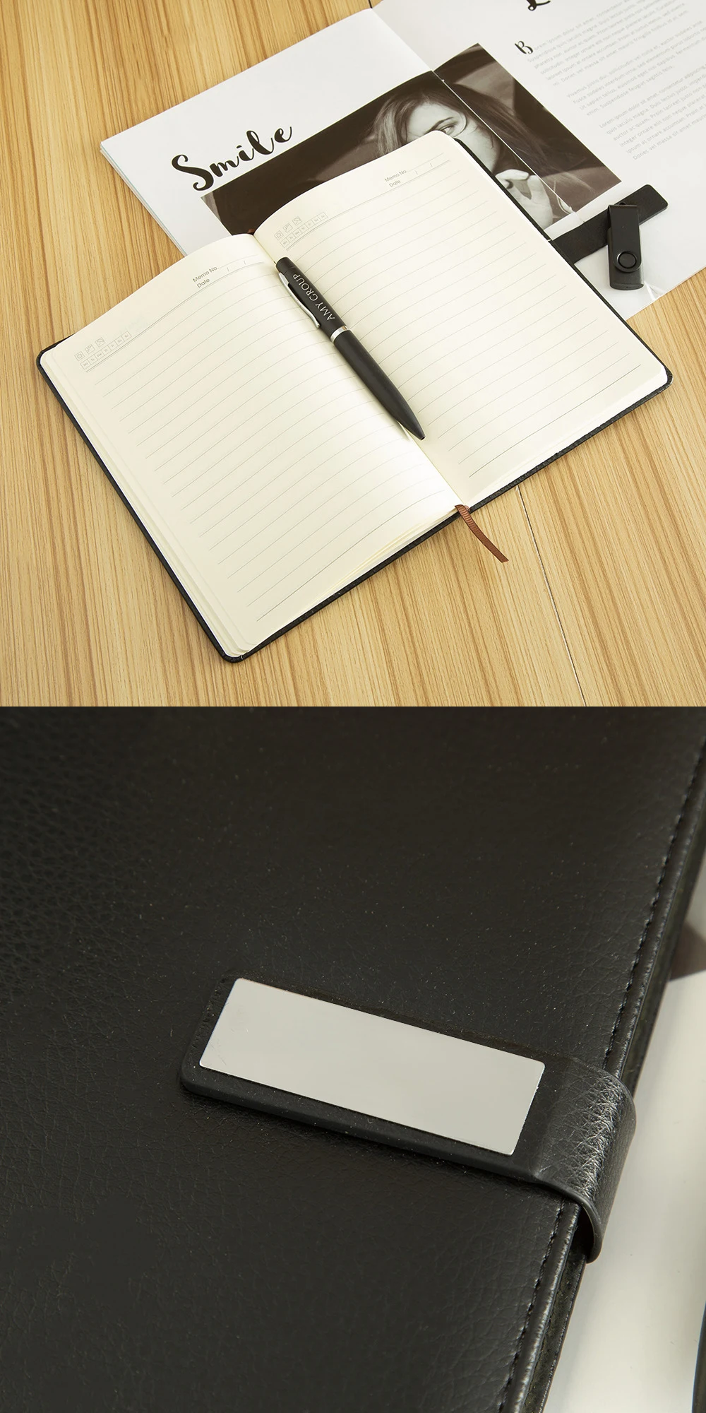 Business High-End Notebook 4 Piece Gift Box Set for Conferences