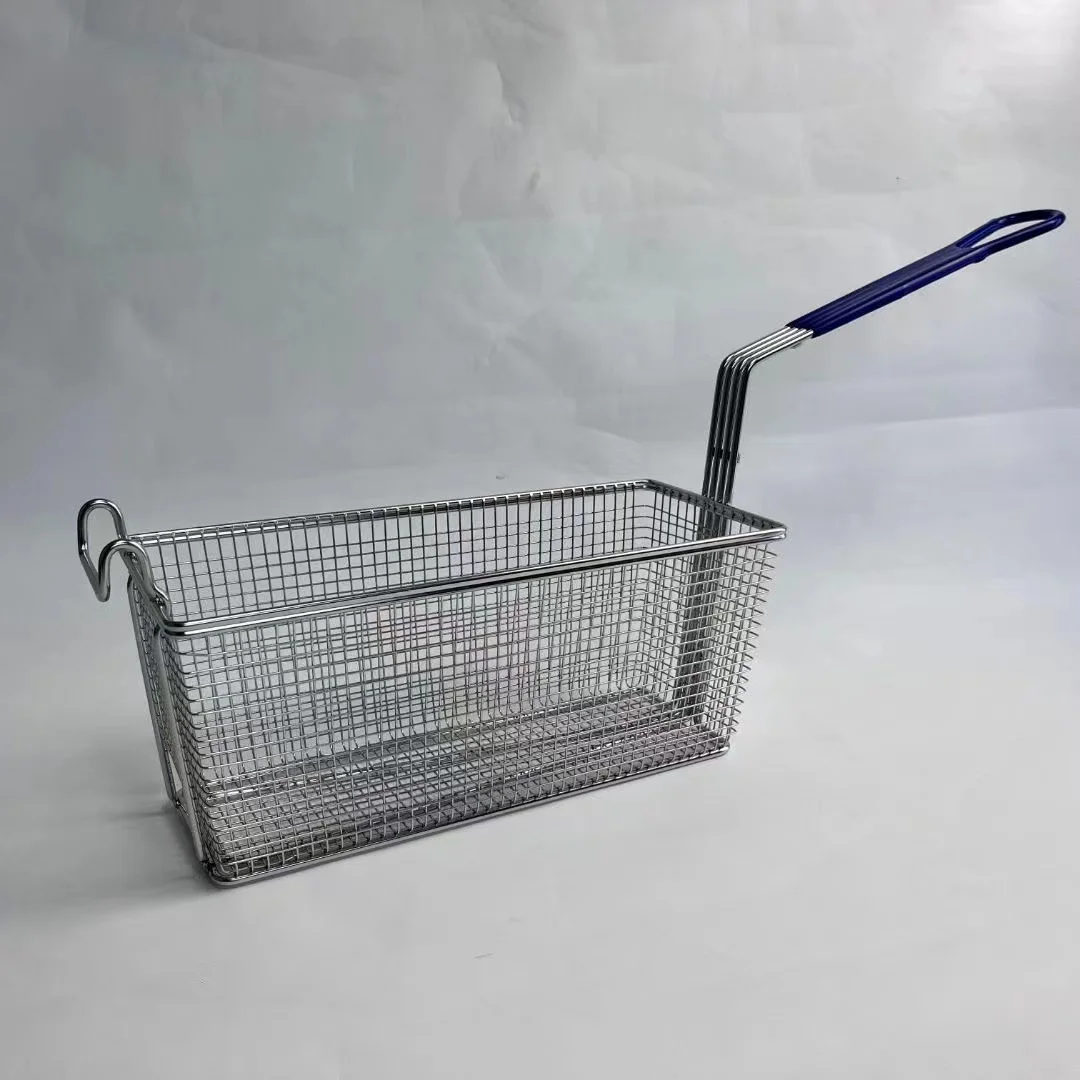 Frying Strainer Basket 201 304 Stainless Steel Mini Non-stick KFC Fries ...