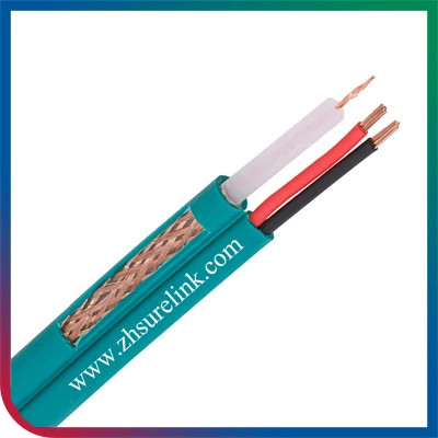 Dual Quad Tri Shield Rg6 Rg6/m Coaxial Cable Bare Copper Or Ccs Coax ...