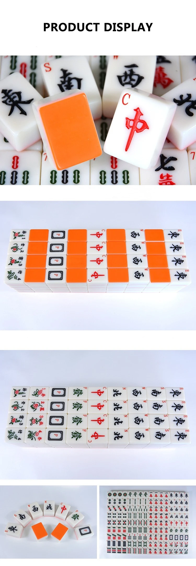 Custom Luxe Mahjong Set - Chic Acrylic Strategy Game