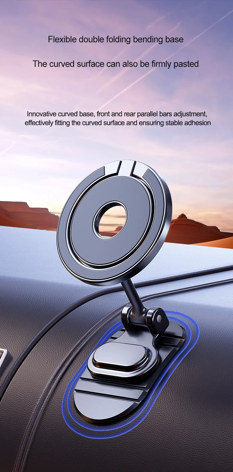 Car Accessories 2024 Rotatable Car Holder for Dashboard Navigation ...