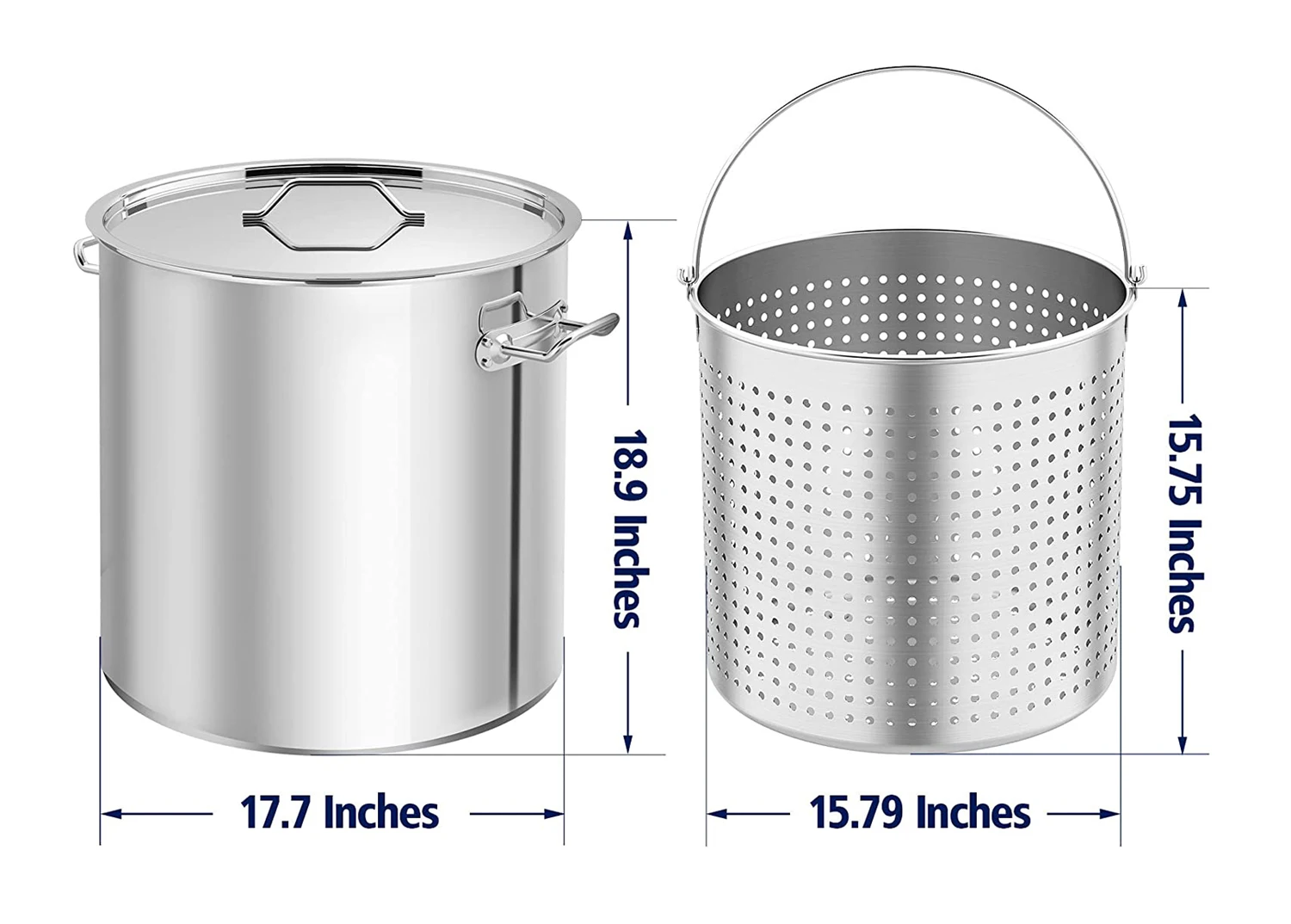 Custom Outdoor Cooking Pot - Stainless Steel Stock Pot