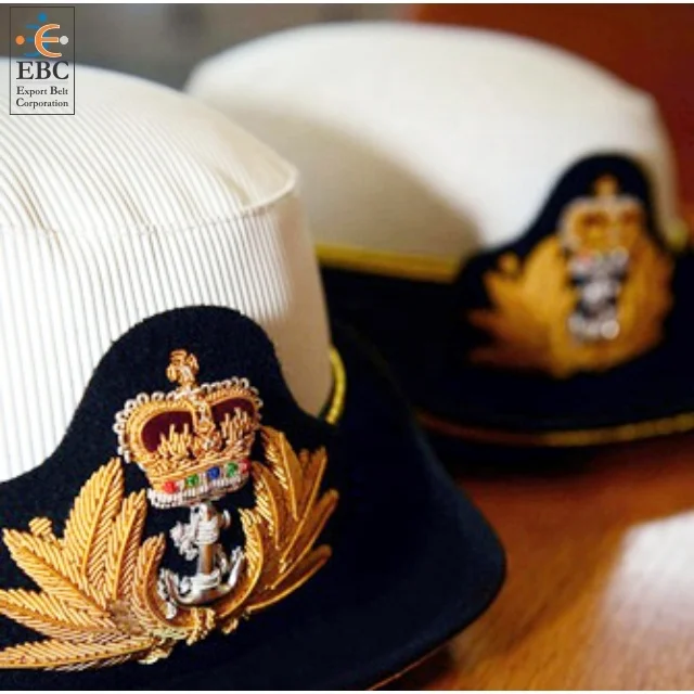 Oem Band Uniform Peak Cap High Quality Band Dress Peak Cap Anchor ...