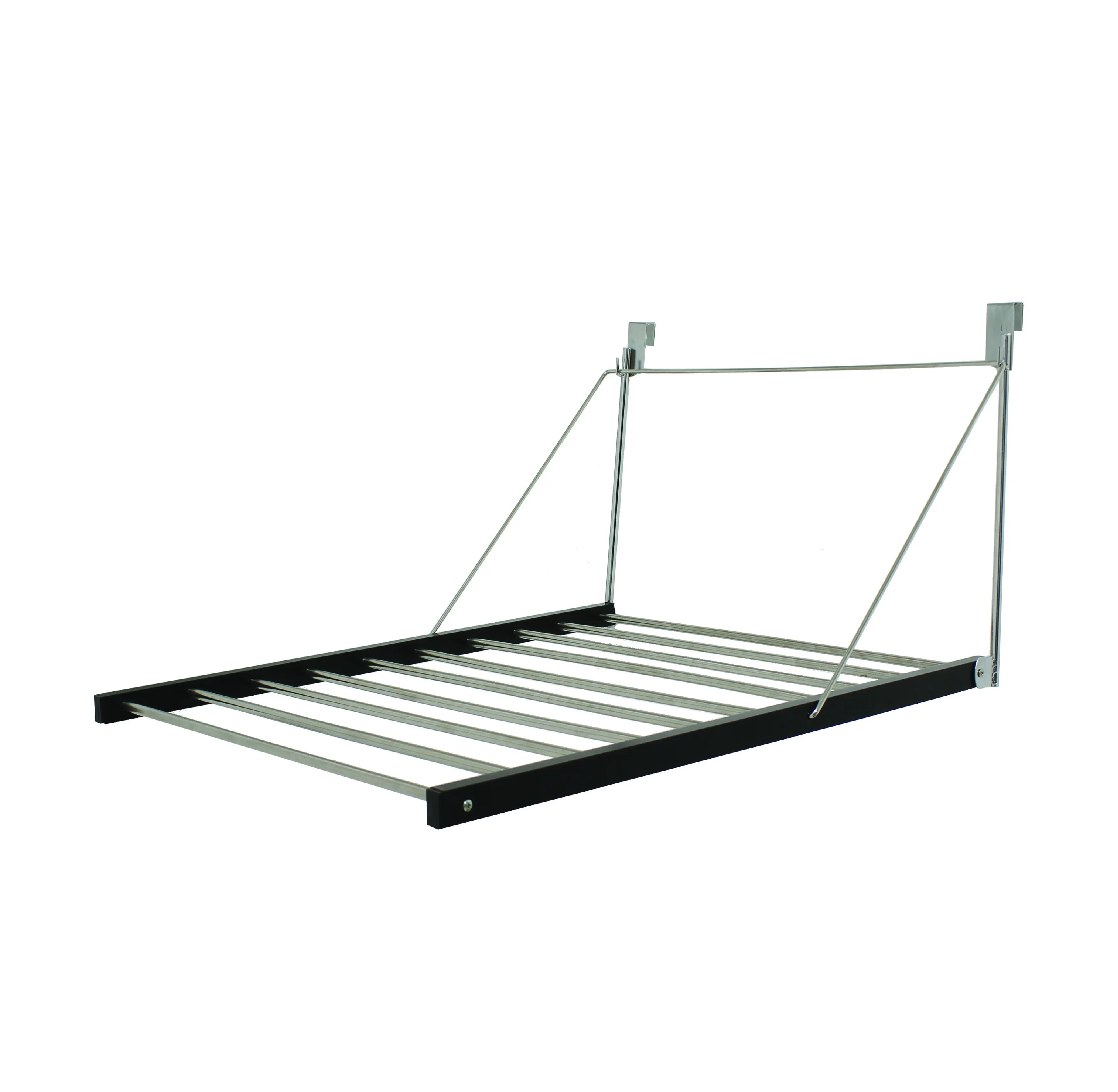 Space Saving Iron Home Expandable Laundry Drying Rack Wall Mount ...