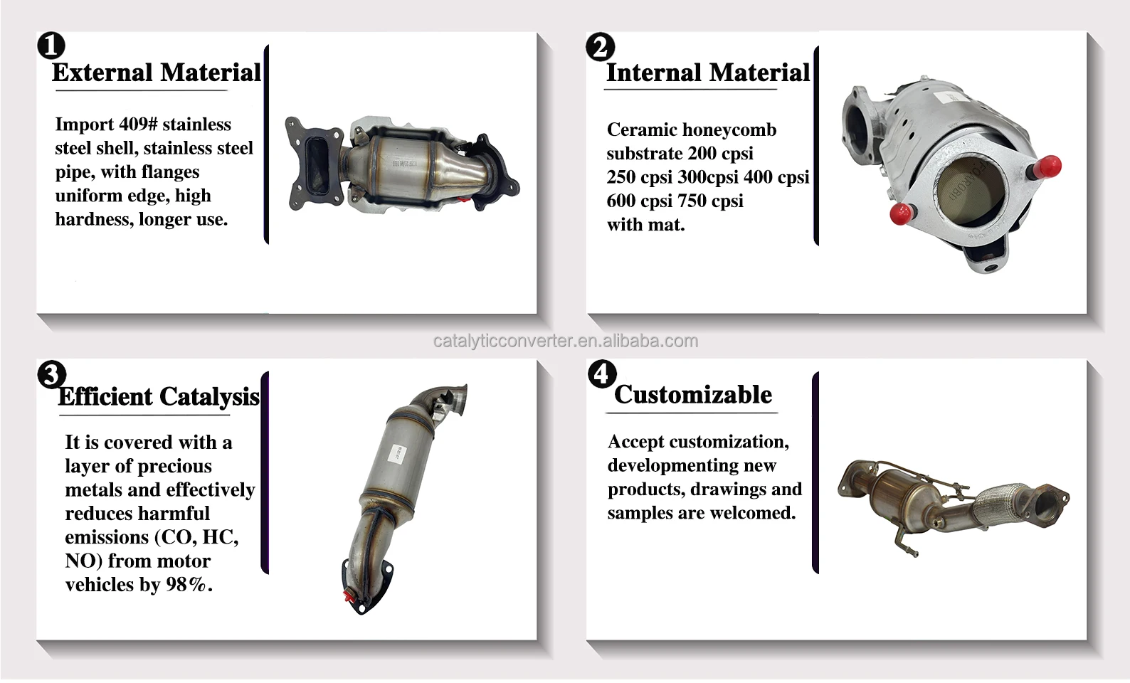 Shenyuan EPA Catalyst for 00-07 Ford Taurus 00-05 Mercury Sable V6 3.0L ...