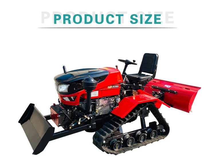 Best Selling Quality Rotary Tiller Machine Crawler Track