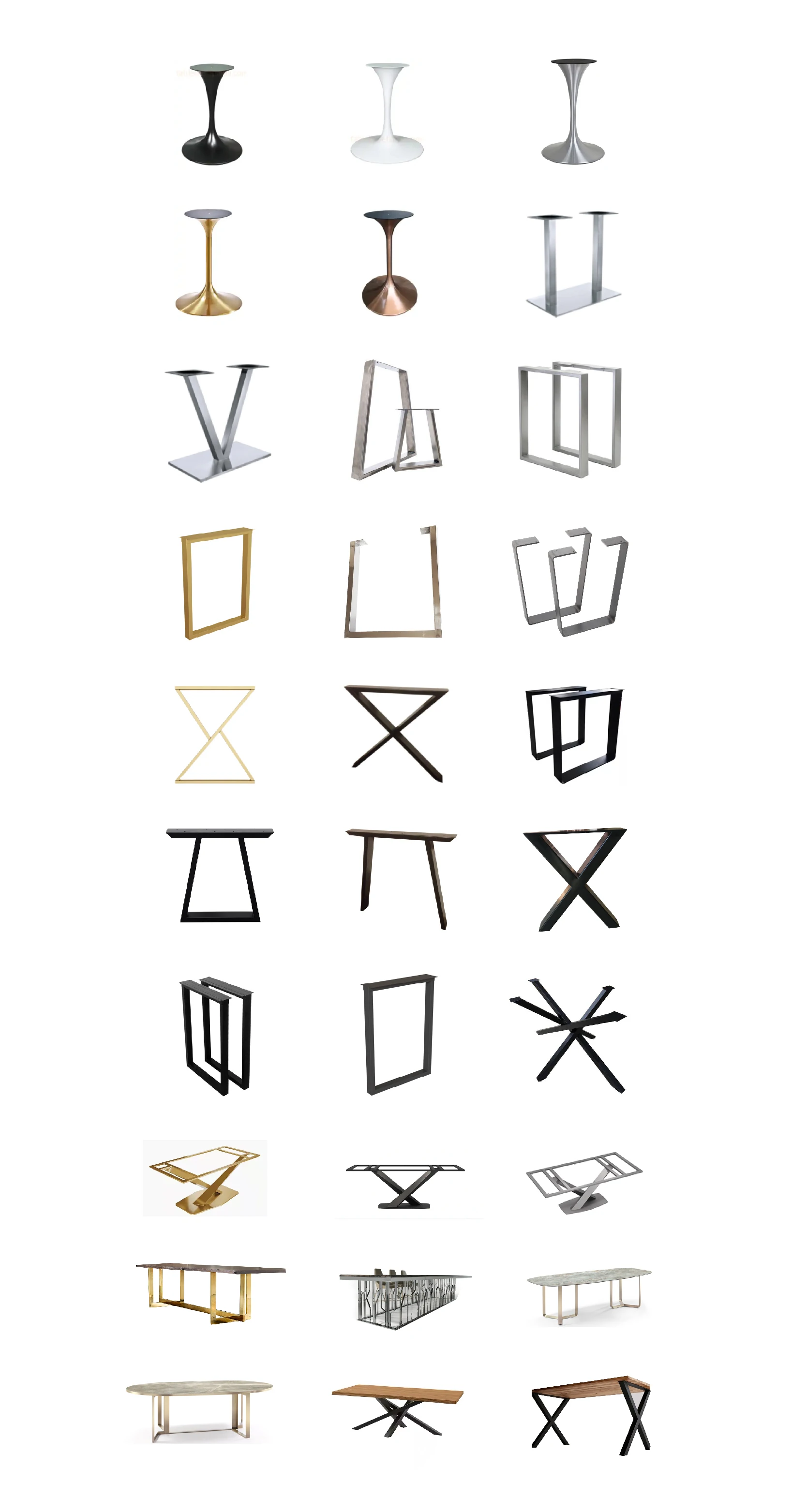 Cast Iron Dining Table Legs Coffe Table Legs Metal Reproduction Cast ...