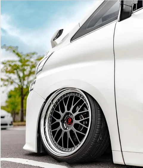 Black Luxury Wheel Deep Concave Dish 21 Alloy 19 Rims Beadlock Car Two ...