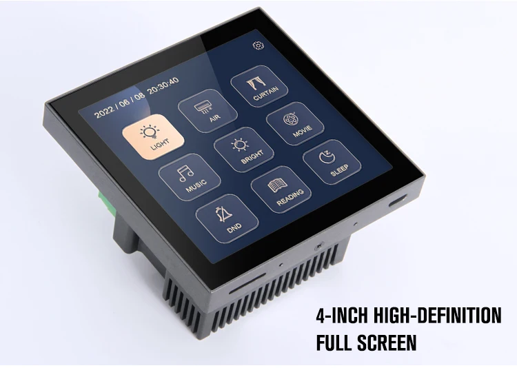 Custom 4 Inch Smart Hotel Control Panel - Touch Bedside Switch
