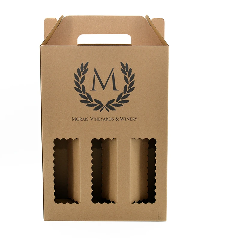 Custom Corrugated Cardboard Branded Carrier Paper Packaging